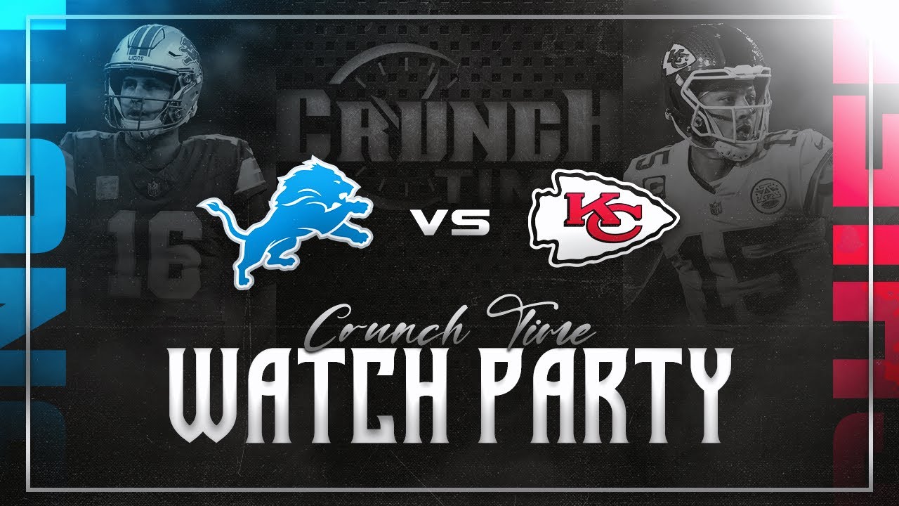 Detroit Lions vs. Kansas City Chiefs Watch Party & Play-By-Play LIVE ...