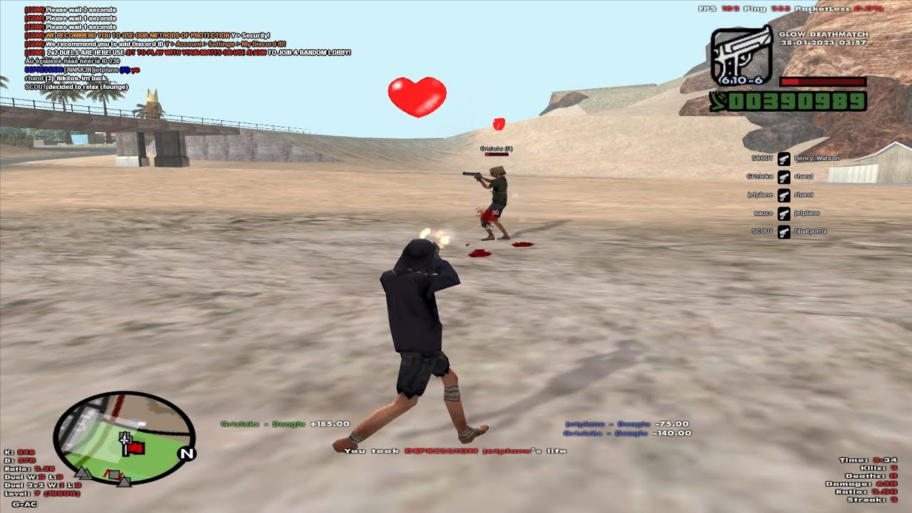 glow deathmatch fragmovie gta samp gdm gac v2 - YouTube