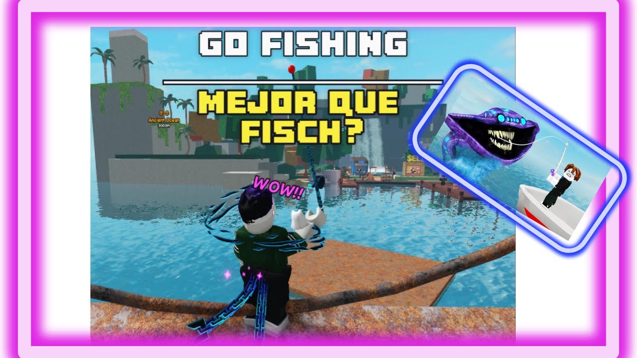 SALGO A PESCAR EN GO FISHING DE ROBLOX! - YouTube