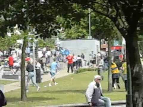 Eyre Square Water Balloon Fight - YouTube