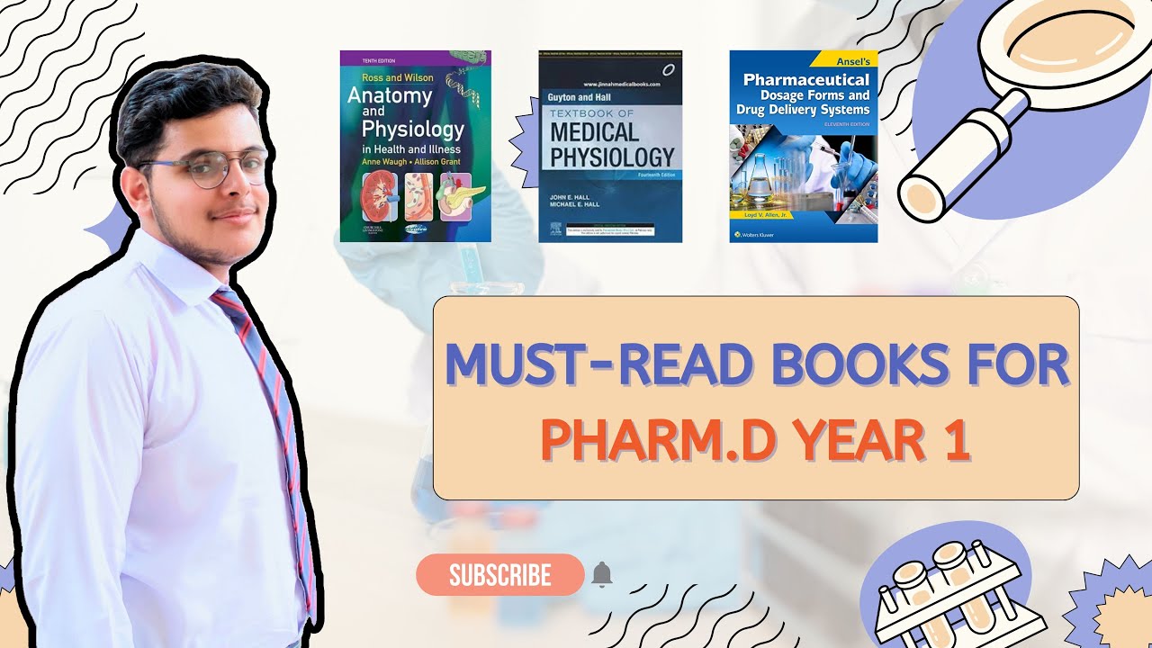 Top Recommended Books for Pharm.D First-Year Students | Pharmacy 1st Year Guide - YouTube