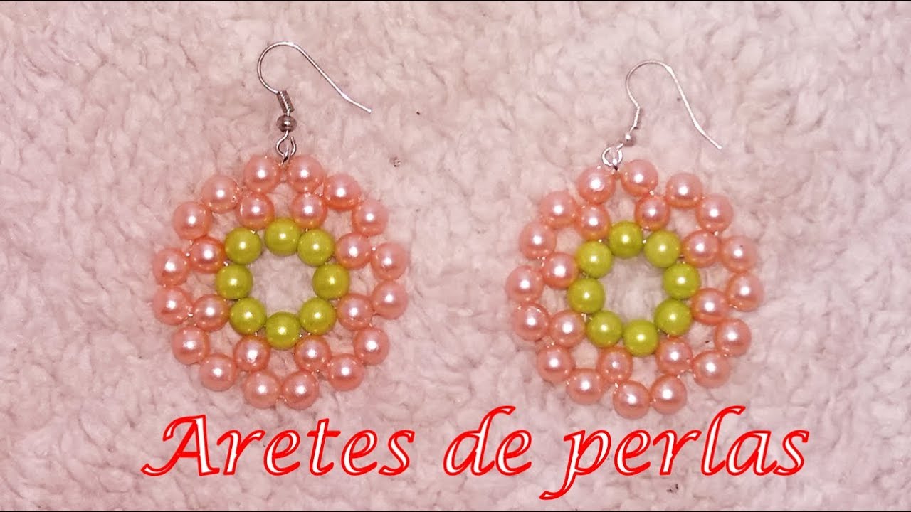 Aretes círculo con perlas - Bisutería Fina (Tutorial paso a paso) - YouTube
