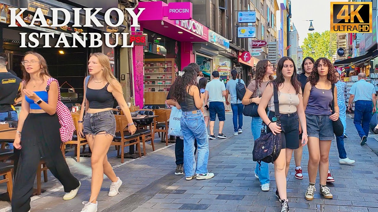 İstanbul Turkey Asian Side 4K Walking Tour KADIKOY Bazaar,Markets ...