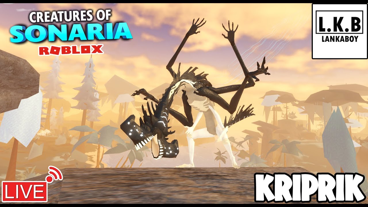 [BGM] 🔴Live Roblox Creatures of Sonaria | ได้เวลาออกล่า ด้วยฝูง Kriprik ...