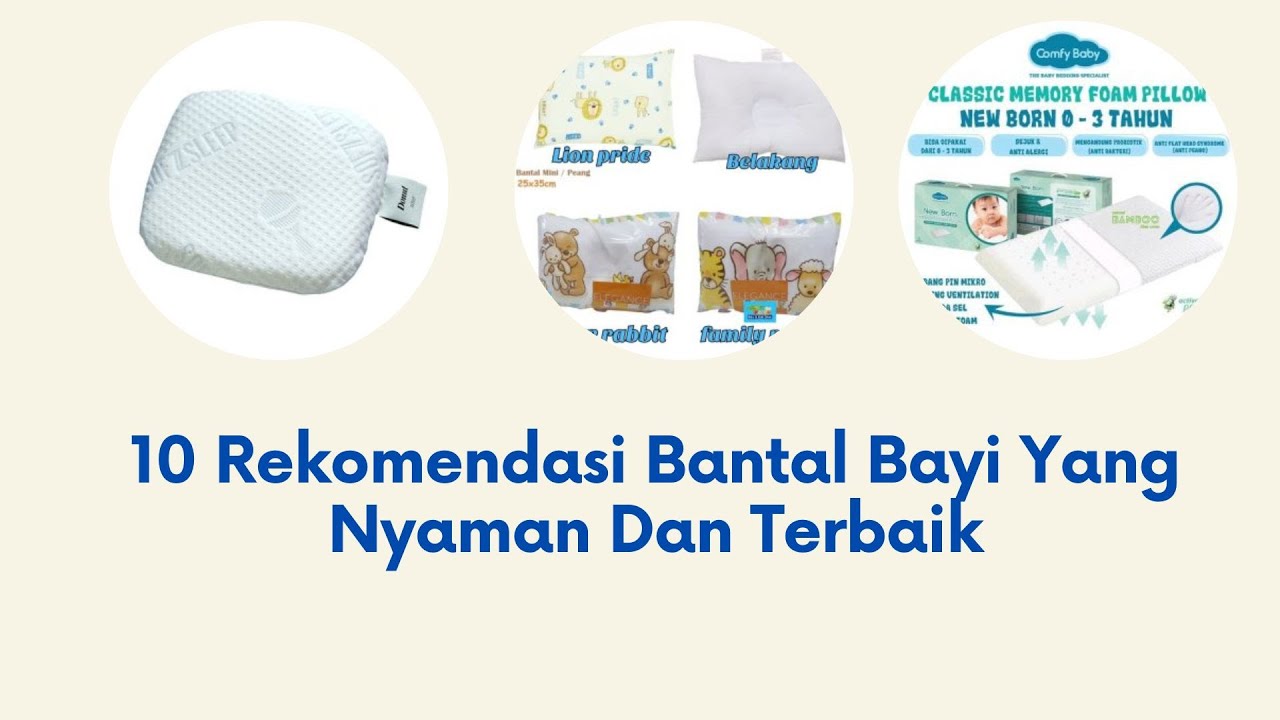10 Rekomendasi Bantal Bayi Yang Nyaman Dan Terbaik - YouTube