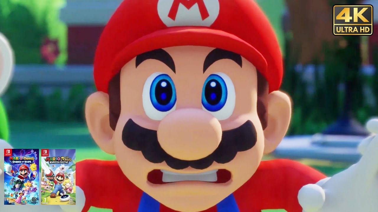 All Mario + Rabbids Intro Cutscenes Kingdom Battle and Sparks of Hope ...