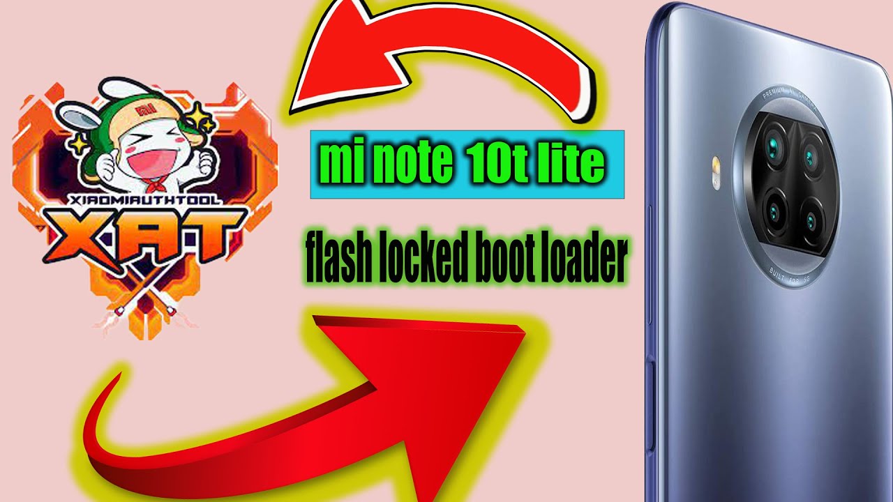 how to flash mi note 10 t lite locked bootloader - YouTube