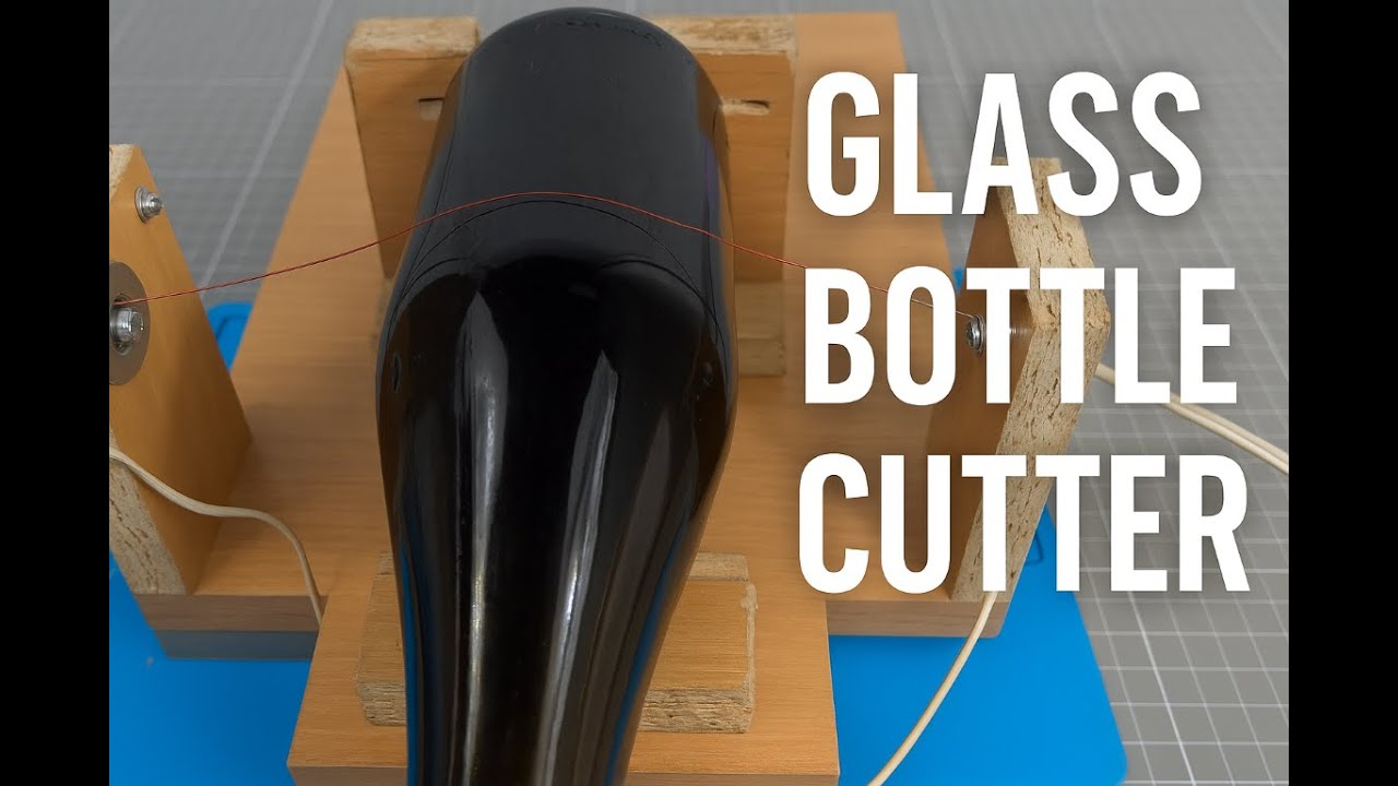 Homemade Bottle Cutter Simple Build. Make the vases or glasses yourself ...