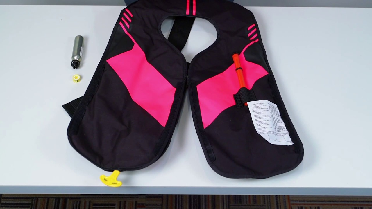 MUSTANG SURVIVAL M I T Reloading kit 100 Automatic Inflatable PFD - YouTube