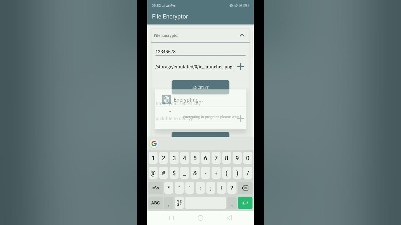 How to Encrypt & Decrypt Photo with File Encryptor #android #tutorial #encryption #decryption # ...
