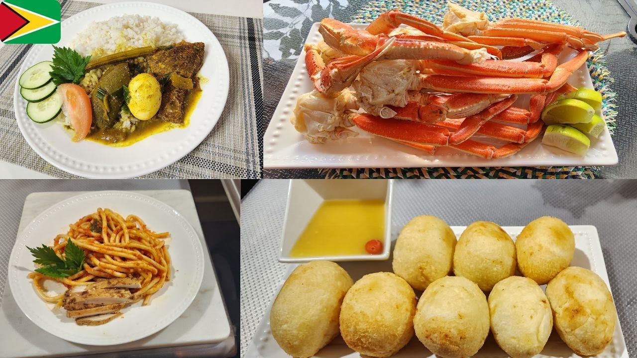 🇬🇾Guyanese Style Red Snapper Curry, Egg Ball, Snow Crab and Chicken ...
