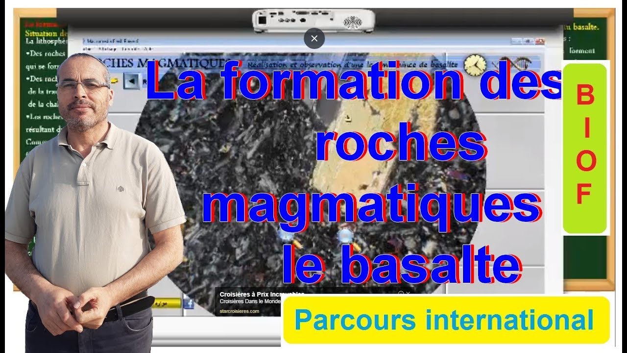 la formation des roches magmatiques - YouTube