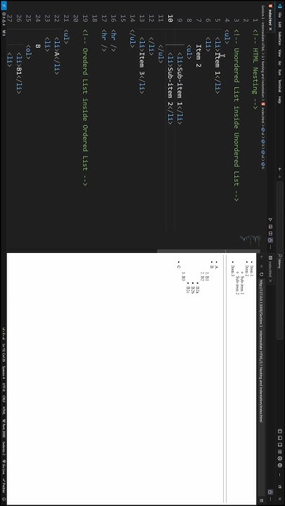 319 Nesting And Indentation Codingjourney Coding Html Programming Html5 Javascript
