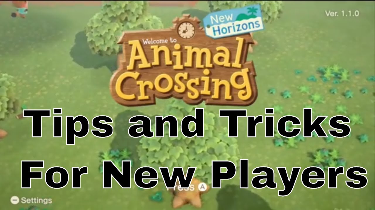 Animal Crossing New horizons |Tips and tricks for new players! - YouTube