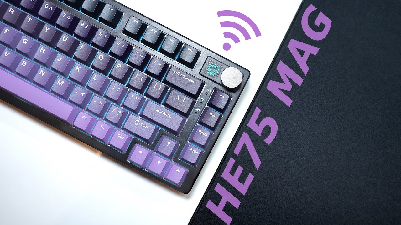 Wireless Hall Effect Keyboard for Under $100! Epomaker HE75 MAG Review ...