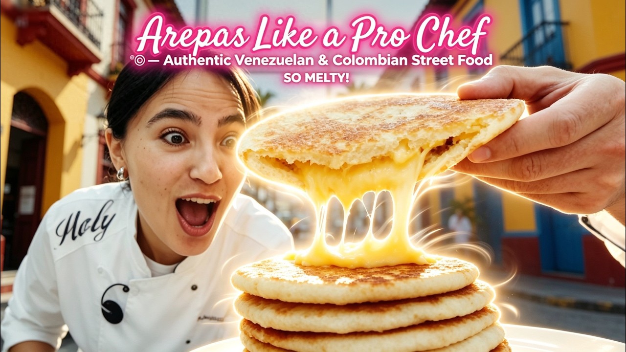 Arepas Like a Pro Chef 🌽 — Authentic Venezuelan & Colombian Street Food ...