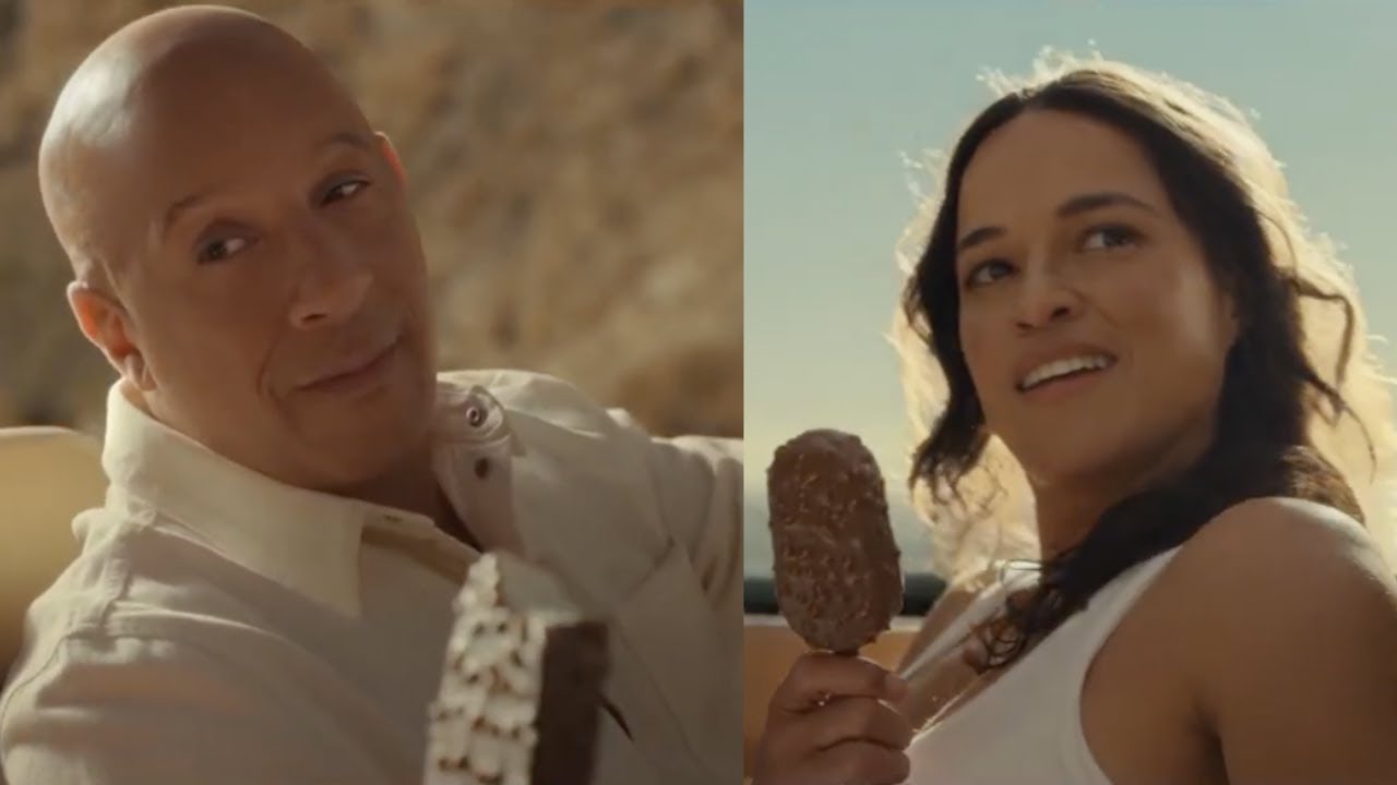 Häagen Dazs Super Bowl Commercial 2025 Vin Diesel, Michelle Rodriguez ...