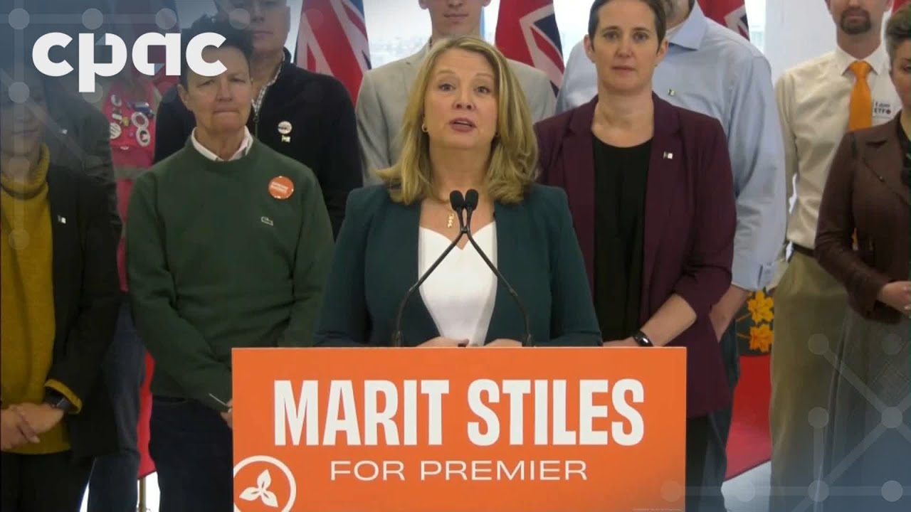 Ontario NDP Leader Marit Stiles announces pledge to invest in education ...