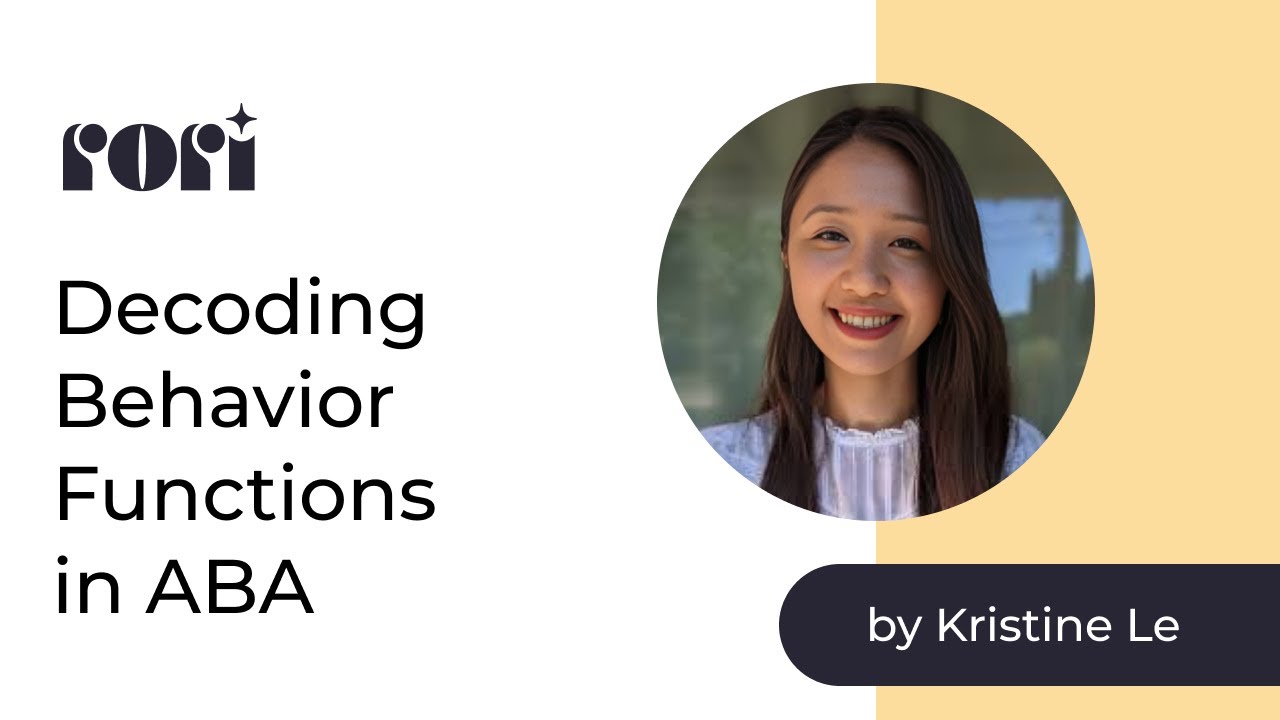 Decoding Behavior Functions in ABA - YouTube