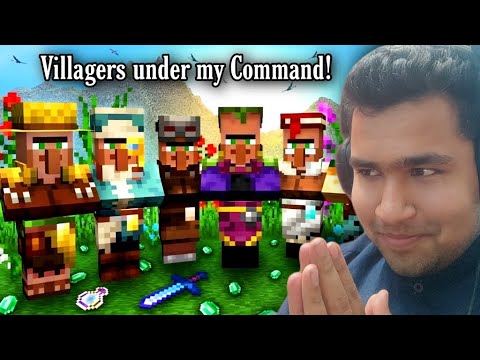Giving All Jobs to Villagers in Minecraft | Villagers working for ME ...