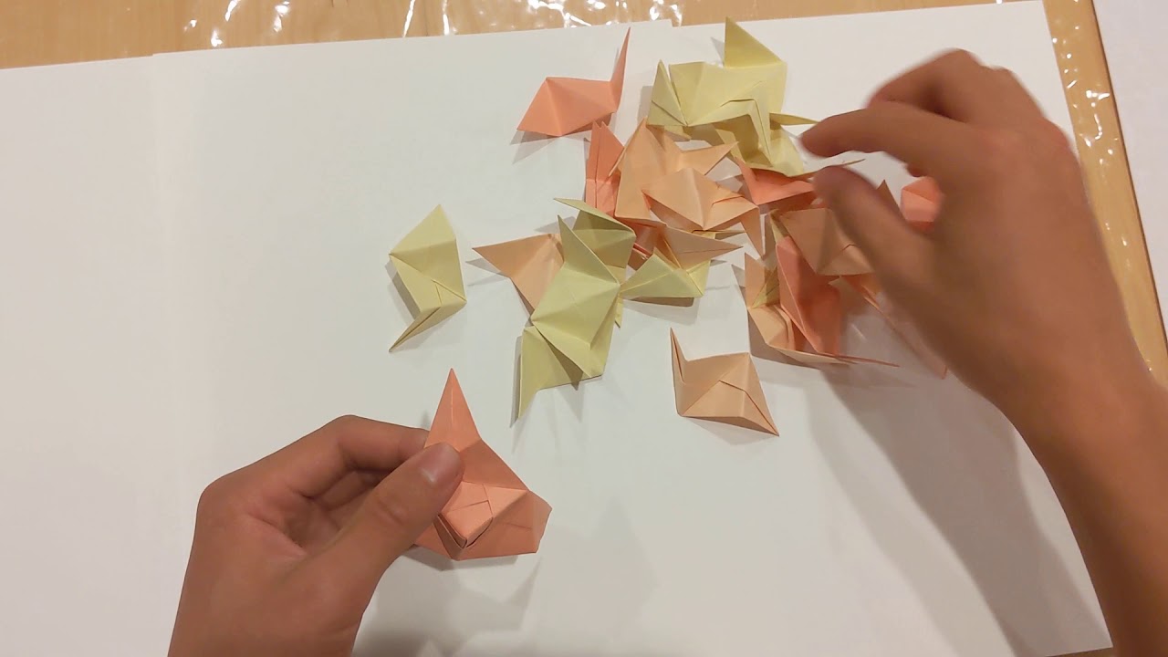 30 Piece Origami Ball Instructions