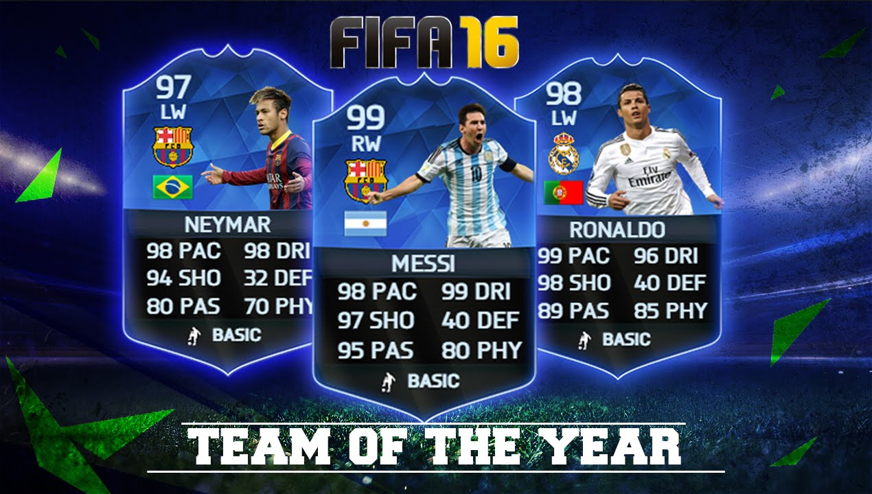 PREDICCIÓN DE LOS TOTY DE FIFA 16 - Team Of The Year - Javliyo55 - YouTube