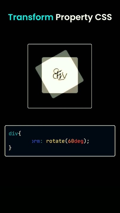 Different Types Of Transform Properties In Css Coding Shortsvideo Webdevelopment Developers