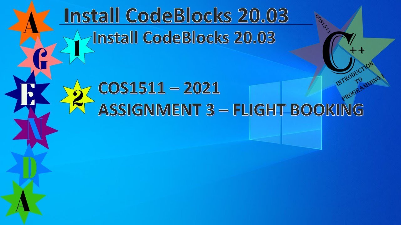 Cos1511 2021 Assignment 3 Youtube