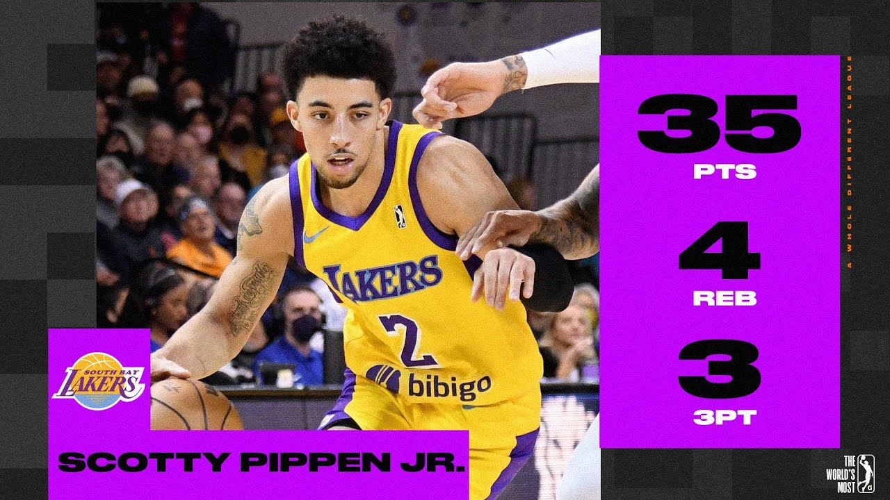 Scotty Pippen Jr. ERUPTS For 35 PTS In Win Over Stars - His Second ...