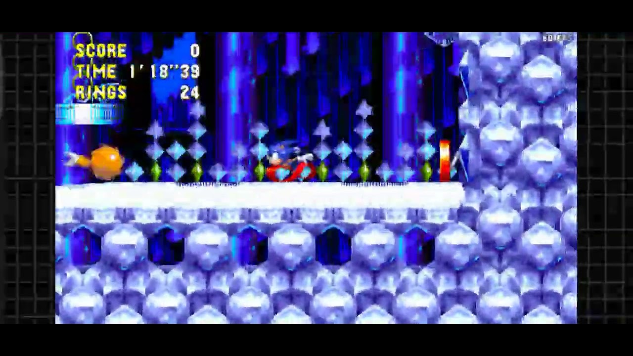 Ice Cap Zone With Music With Red Springs (Sonic 3 A.I.R.) - YouTube