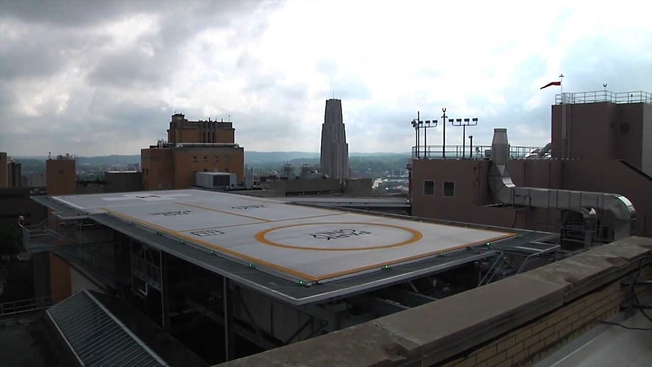 New helipad debuts at UPMC Presbyterian | UPMC - YouTube
