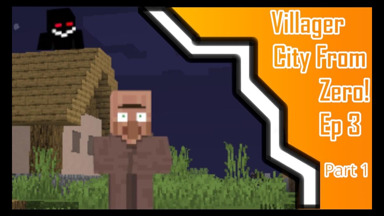 The EVIL attacked the Village! - Minecraft Villager City - Episode 3 ...