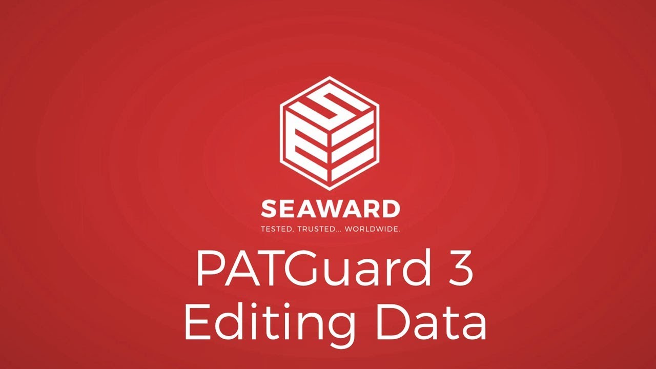 Editing Data in PATGuard 3 PAT Testing Software - YouTube