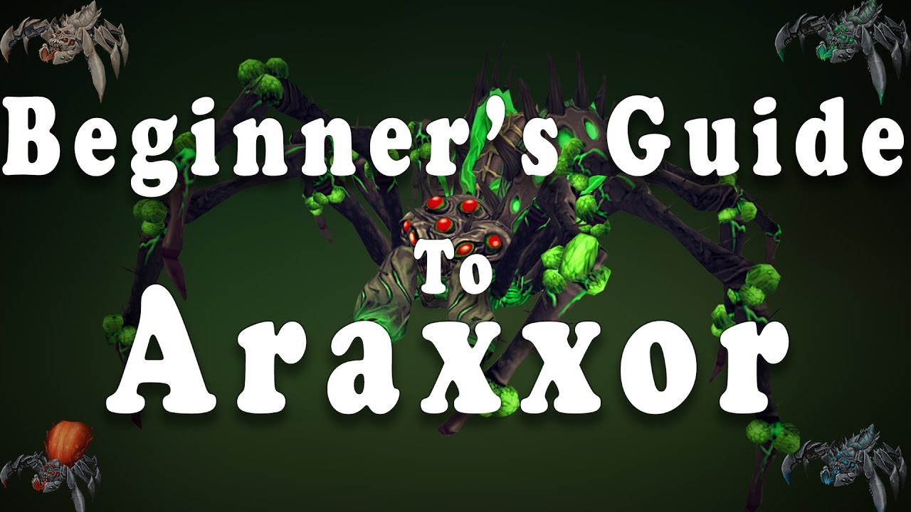 Beginner's Guide to Araxxor - Runescape 3 - YouTube