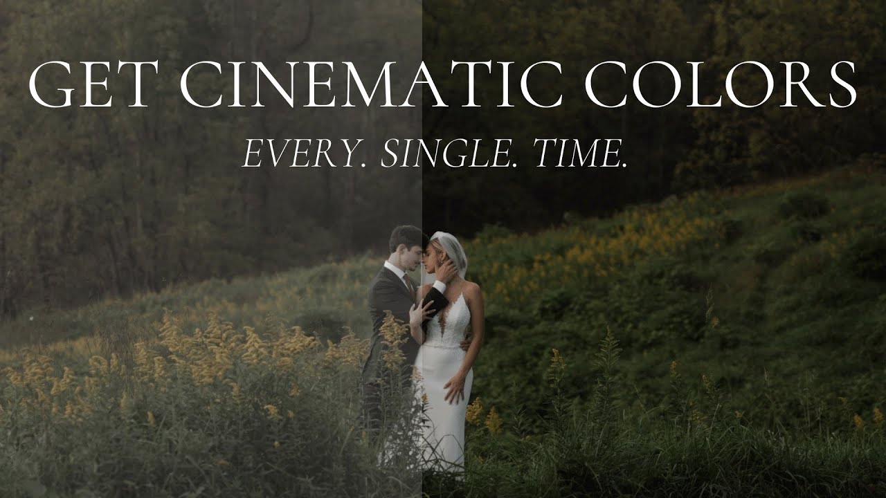 How To Color Grade To Get The Cinematic Look - YouTube