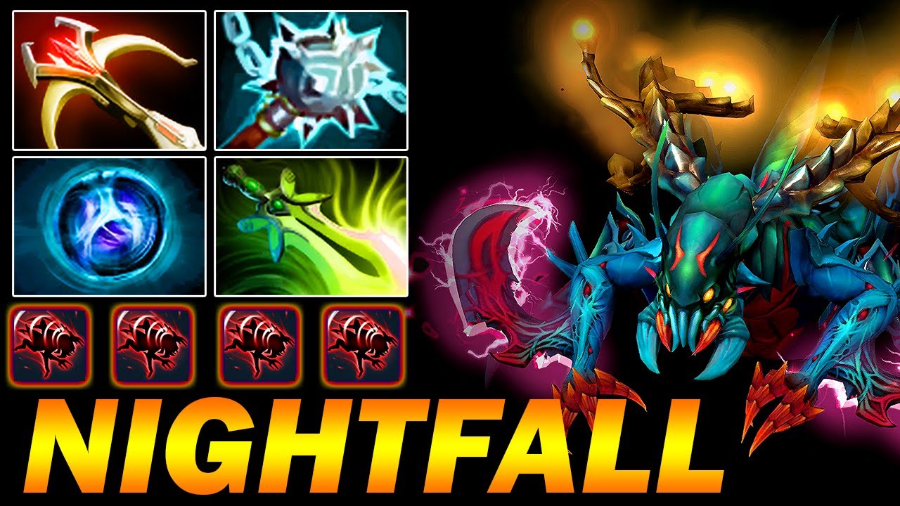 Nightfall - Weaver Shukuchi Power | Dota 2 Pro Gameplay - YouTube