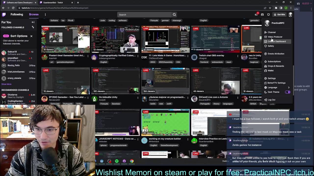 Godot and Lofi game dev - UI and controller keybindings - YouTube
