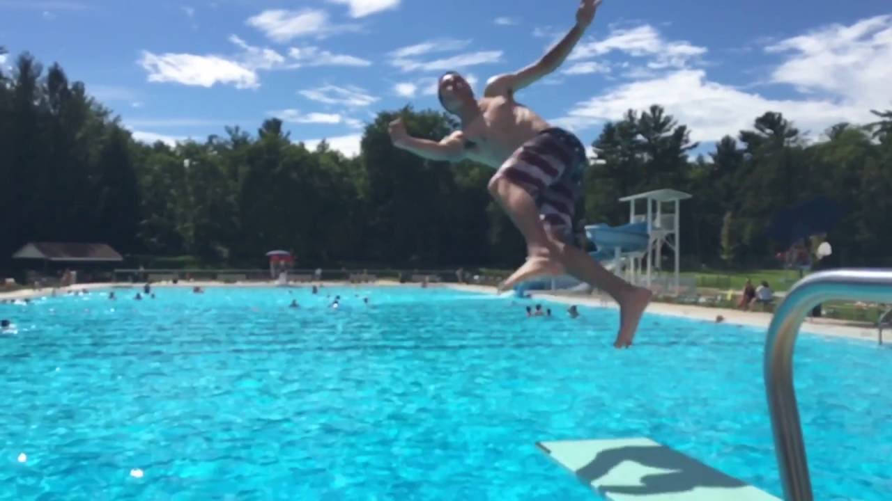 Palmerton Pool: Flips And Tricks - YouTube