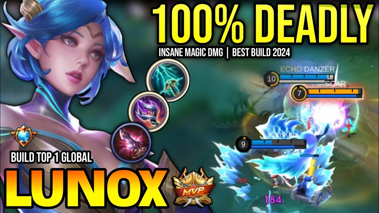 LUNOX BEST BUILD 2024 | BUILD TOP GLOBAL LUNOX GAMEPLAY | MOBILE ...
