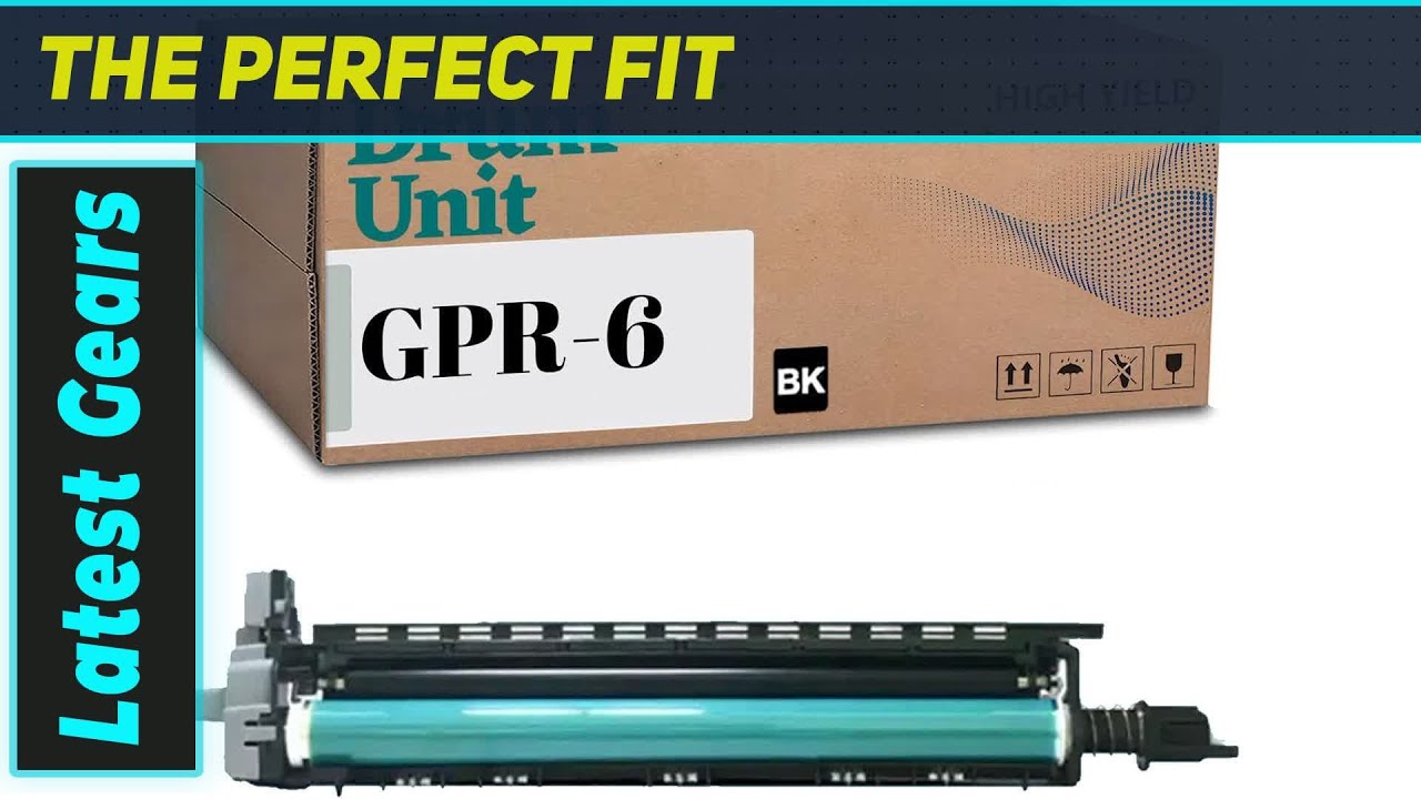 GPR-6 Black Drum Unit: The Ultimate Upgrade for Canon imageRUNNER ...