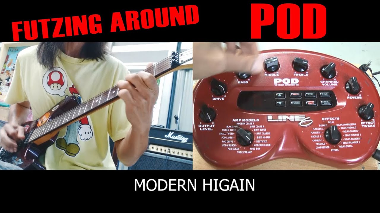 Futzing around w/ POD, Guitar Diary, day 242 - YouTube