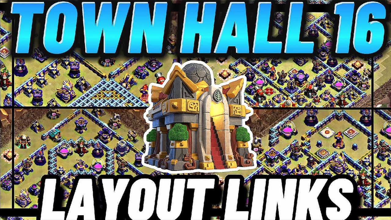 BEST Town Hall 16 base layouts with Link | TH 16 war/cwl/legend Bases ...