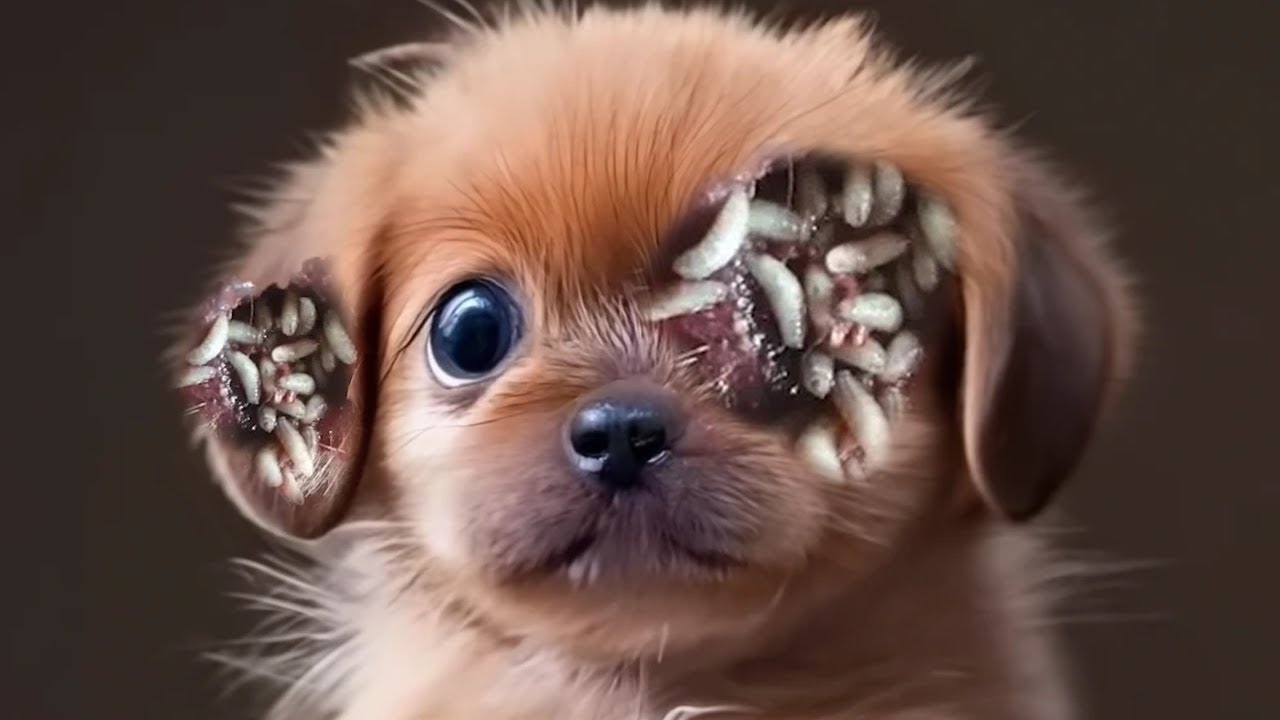 Mangoworm Removal Compilation, Rescue Dog Mangoworms, Vet Mangoworm ...