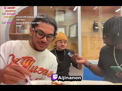 Aijin x MT x MK does a mukbang in the library