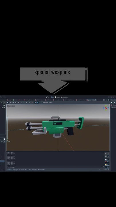 adding special weapons in my 3D FPS game in #godot #shorts #gamedev #gaming #games #coding - YouTube