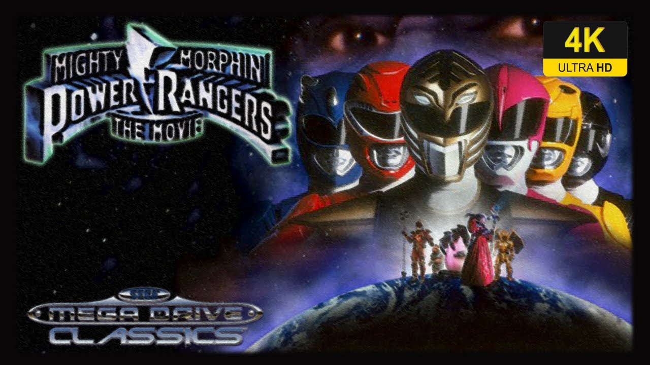 Mighty Morphin Power Rangers: The Movie |4k60fps| Longplay (SEGA ...