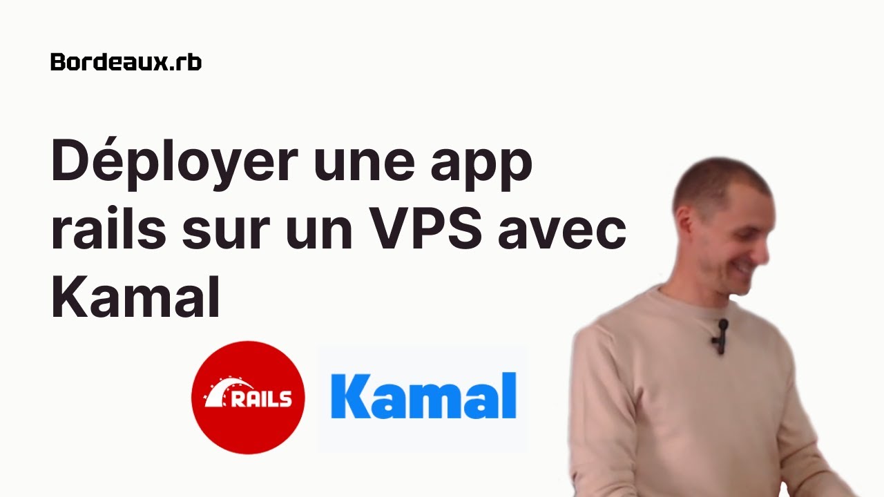 Déployer une application Ruby On Rails avec kamal - YouTube