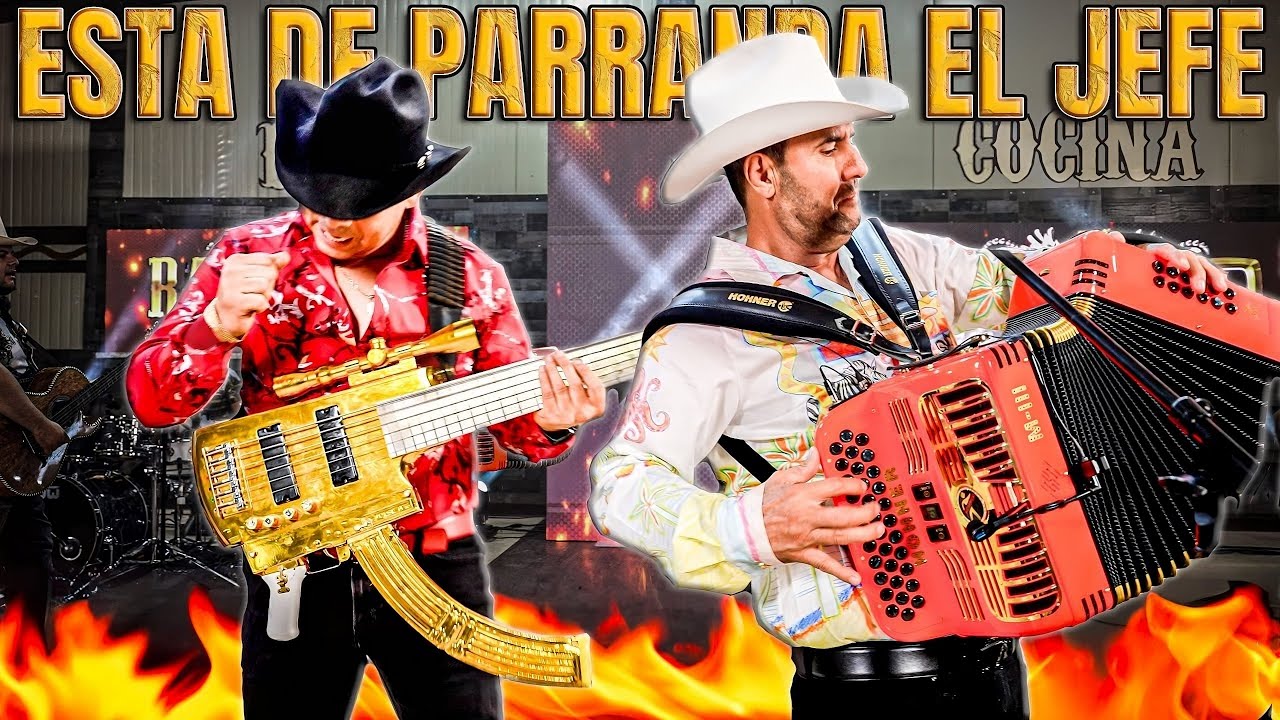 El CHILO Y SU PLEBADA FT. LEONEL EL RANCHERO - ESTA DE PARRANDA EL JEFE - EN VIVO - YouTube