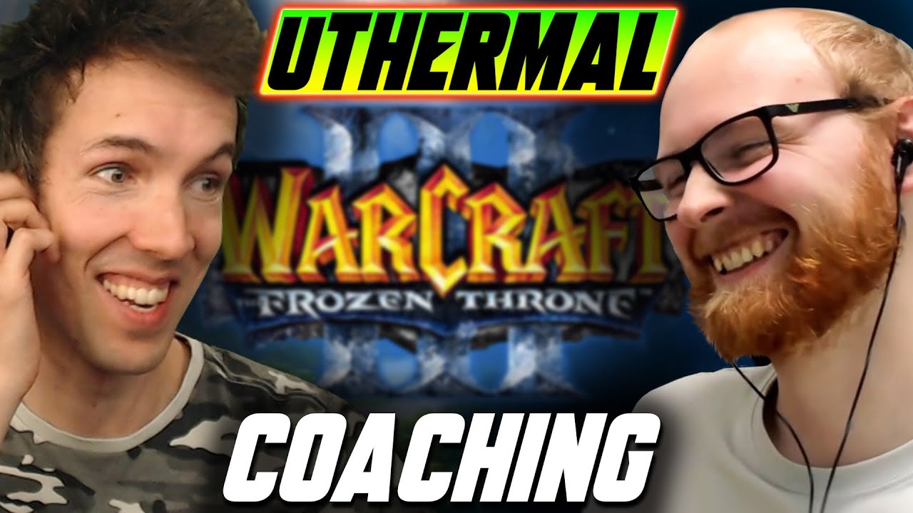Grubby coaches EX STARCRAFT 2 Pro Player uThermal! - WC3 - YouTube