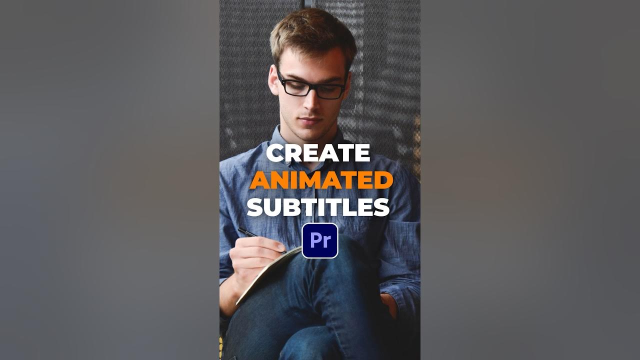 Make Your Videos Engaging with Animated Subtitles in Premiere Pro - YouTube